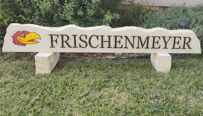 4 Inch Letters | Signs In Stone | Mulvane, KS
